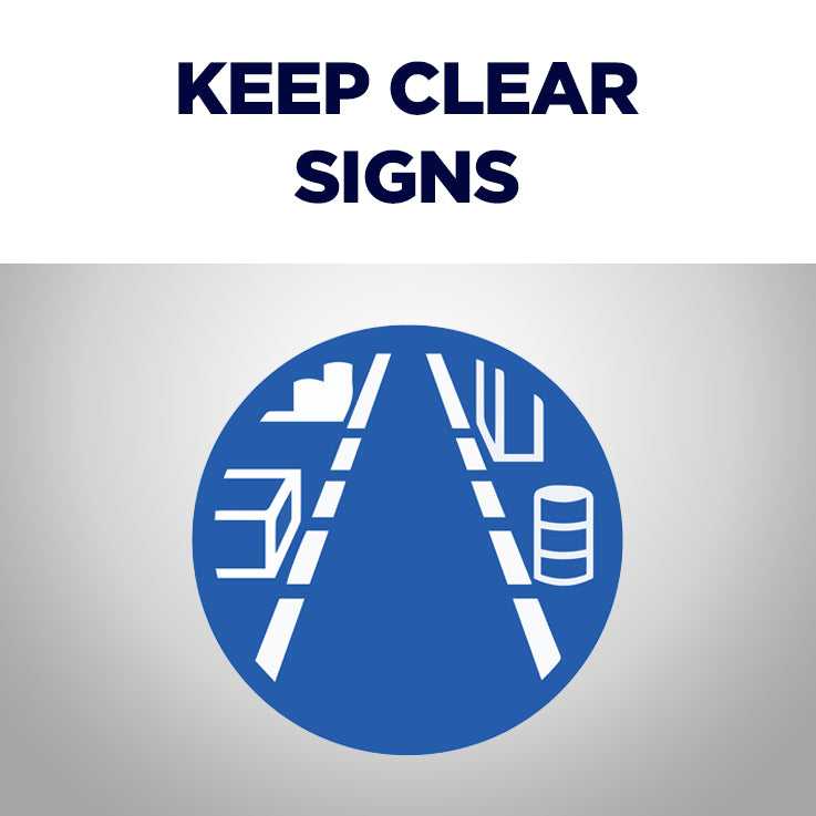 Keep Clear Signs — CertifyMe