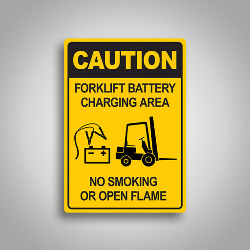 Battery Charging Area Signs — CertifyMe
