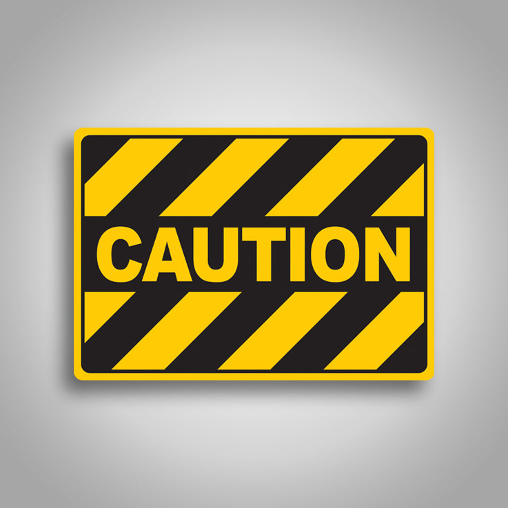 Caution Sign – CertifyMe