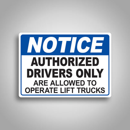 Forklift Safety Signs – CertifyMe