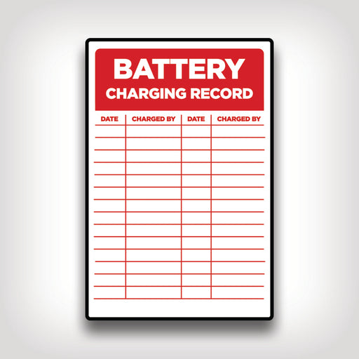 Battery Charging Area Signs — CertifyMe