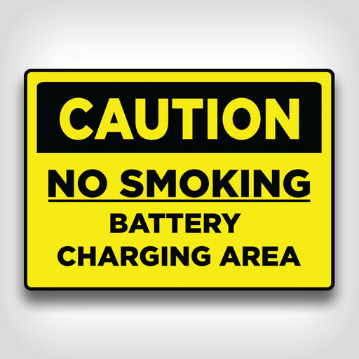 Battery Charging Area Signs — CertifyMe