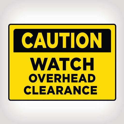 Height Clearance Signs — CertifyMe